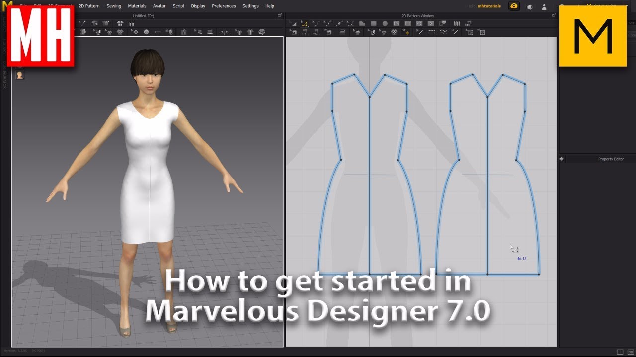 Marvelous Designer را چگونه شروع کنیم | زیرنویس فارسی - مدرسه هنرهای ...